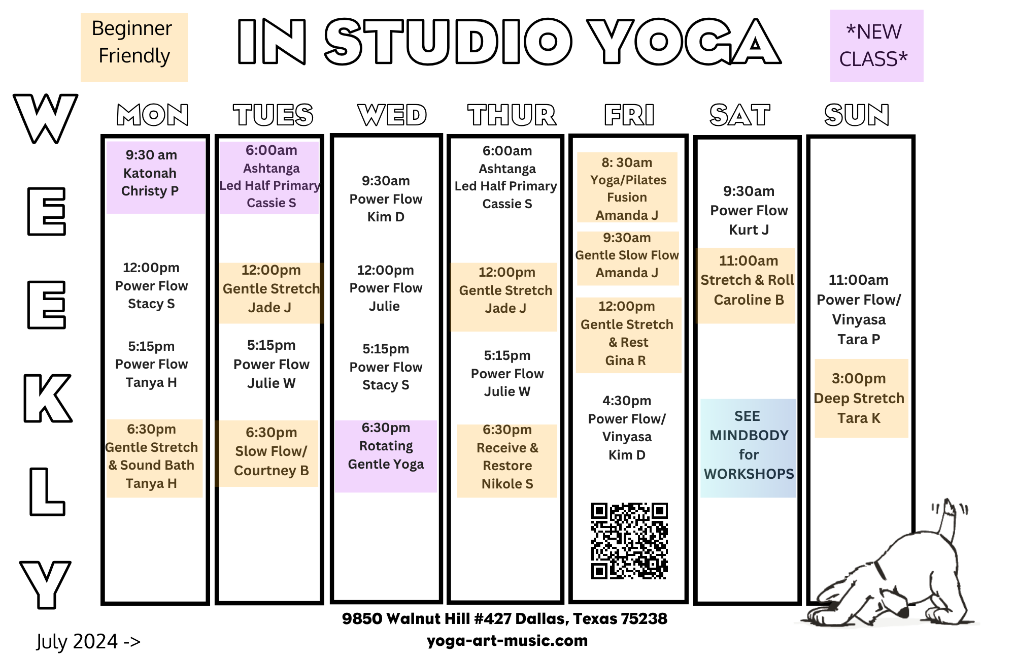 Schedule » Yoga Art Music